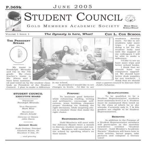 Student Council presentation | PPTX