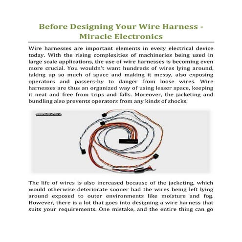 Troubleshooting Common Problems Of Industrial Wire Harnesses.pdf
