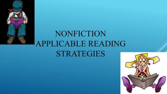 Reading Comprehension Strategies | PPTX