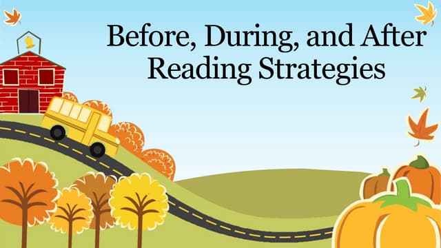 Reading strategies presentation | PPTX