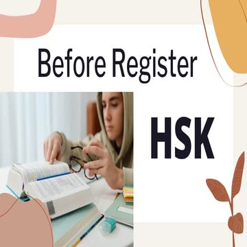 Before register for the hsk | PDF