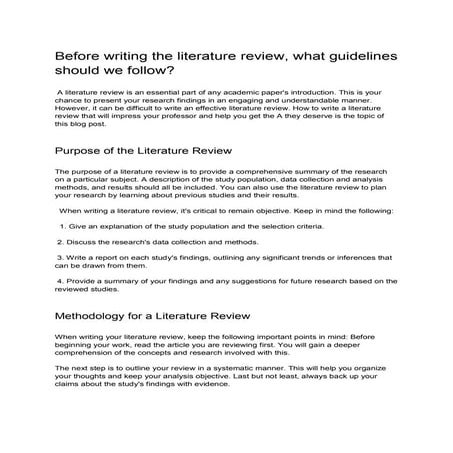 Final presentation on literature review.PPtx