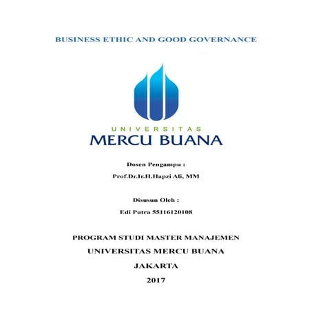 BE & GG, Edi Putra, Hapzi Ali, Ethics and Business, Philosophical Ethics and Business ...