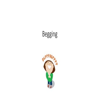 Begging and accepting no social story | PPT