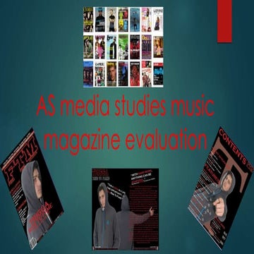 The conventions of pop music magazines | PPTX