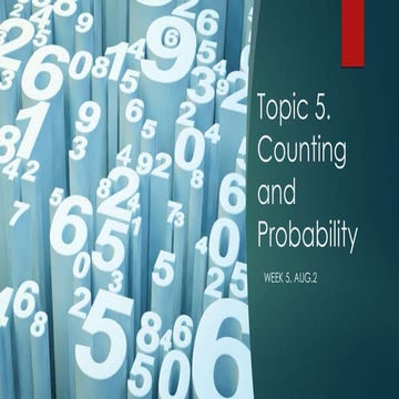 Fundamental counting principle powerpoint | PPTX