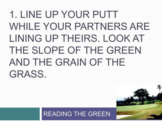 Golf alignment | PPT