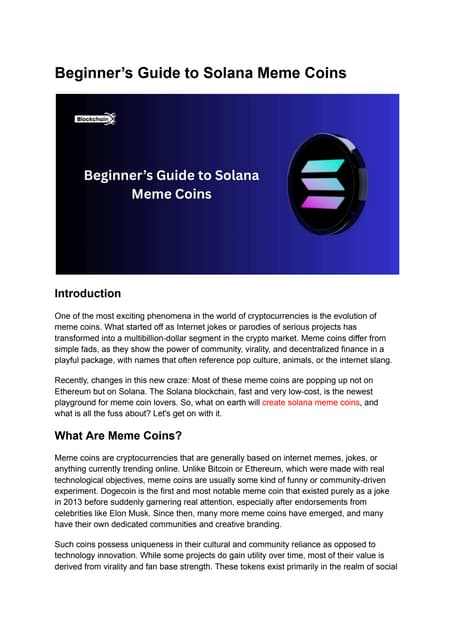 Types of Solana Meme Coins and its Popularity in 2025.pdf