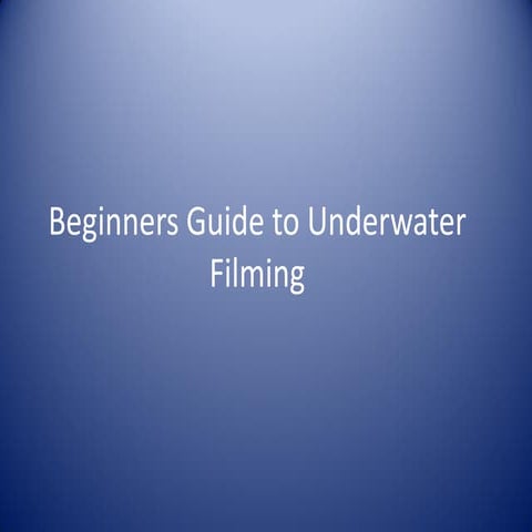 How to take underwater photographs like an expert | PDF