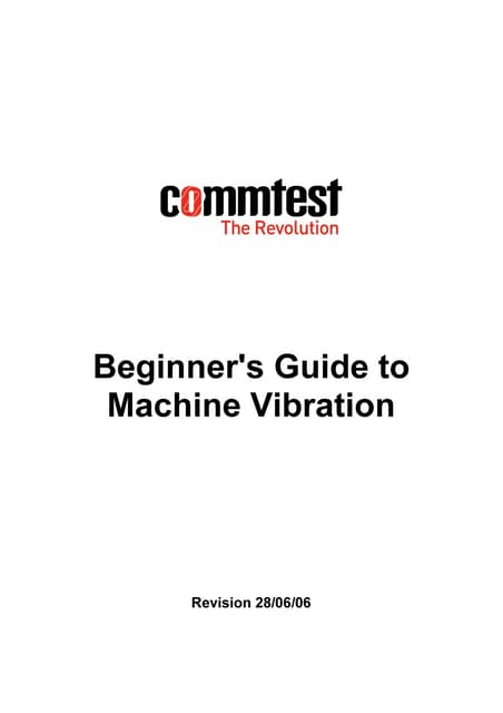 Beginners guide vibration | PDF Beginners guide vibration | PDF