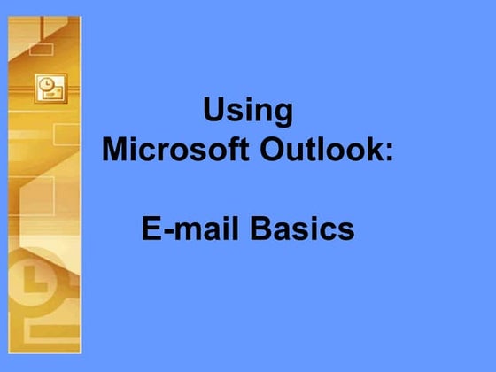 How to create Outlook Form with example | PPTX | Email | Internet