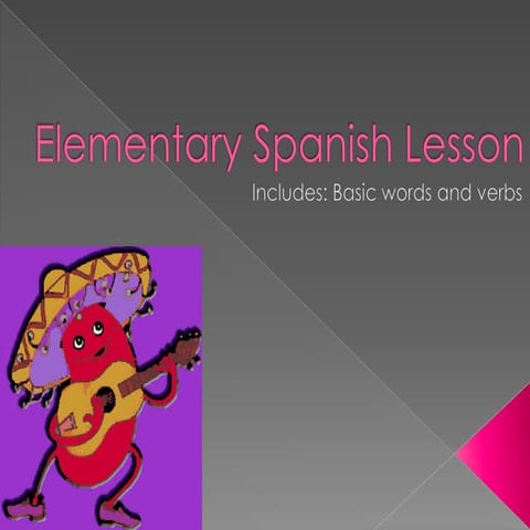 Beginner’S Spanish Lesson | PPT