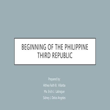 Commonwealth of the Republic of the Philippines | PPTX