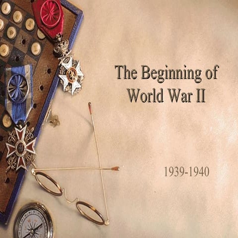 Beginning WWII | PPT