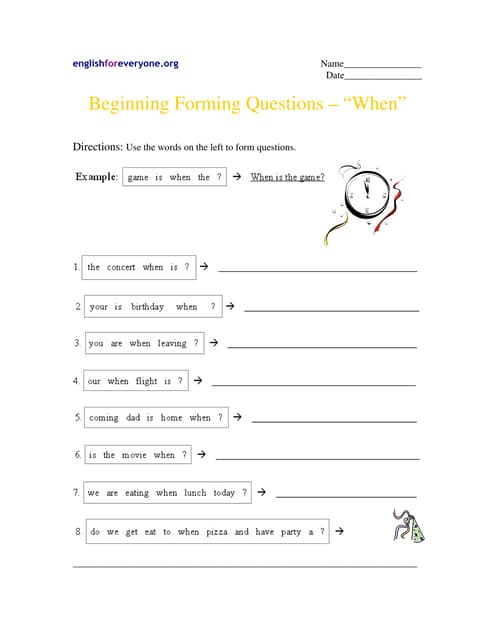 Beginning forming questions to be | PDF