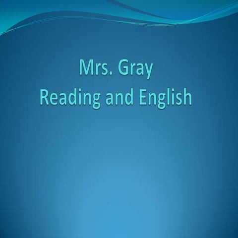 Beginning of the year ppt | PPTX