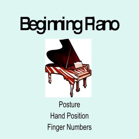 Beginning Piano | PPT