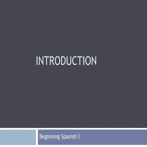 The Spanish alphabet | PPTX