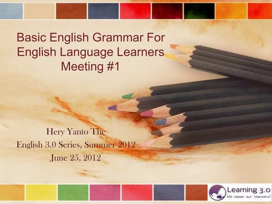 Basic Rules Of English Grammar | PPTX