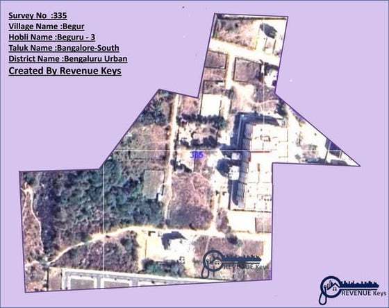 Begur-Sketch For Survey_Revenue-keys Bangalore | PDF | Drawing and ...