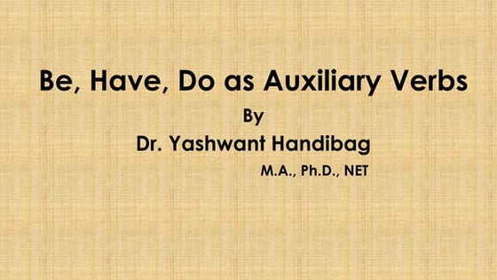 to have verb - have, has, had | PPTX | Food & Drink