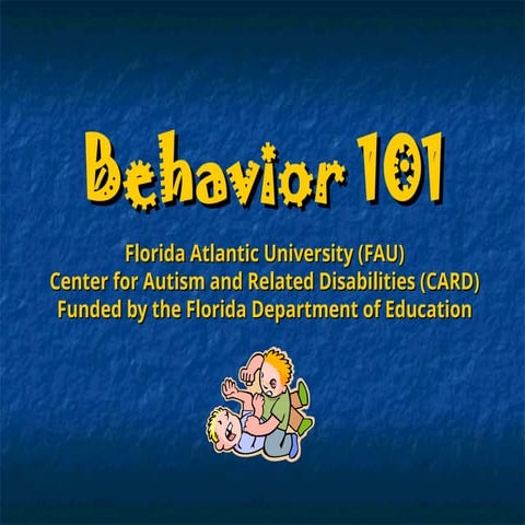 behavior-101.pptxxxxxxxxxxxxxxxxxxxxxxxxxx | PPT