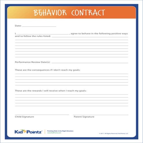 Behavior contract-001-ap | PDF