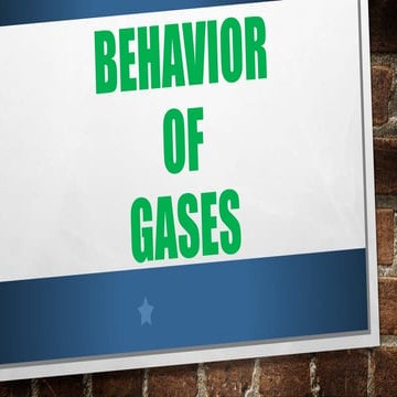 Grade 10 Science - Chemistry - Properties of Gas | PPTX