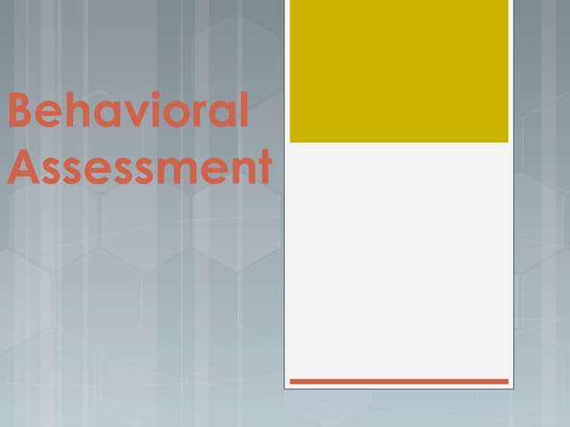 Sample Assessment report | DOC
