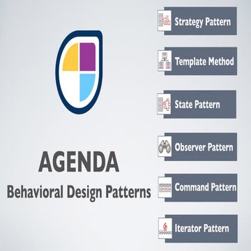 Behavioral design patterns presentation | PDF