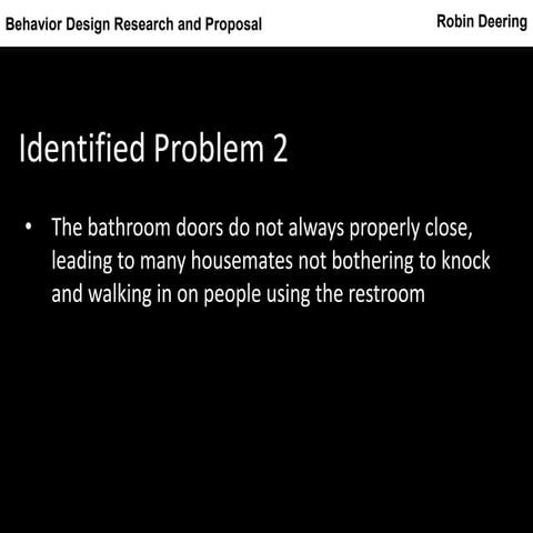 Behavioral design version 2 | PPT