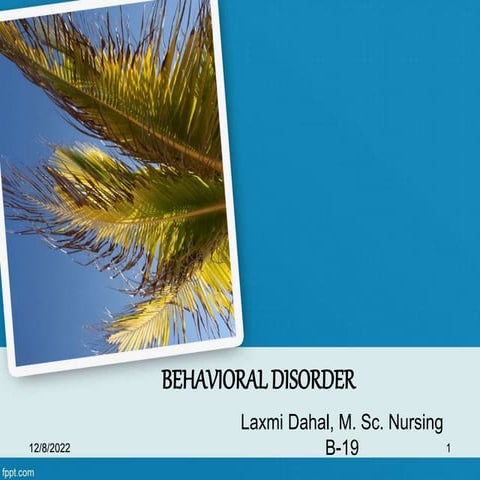 Behavioral Disorder.ppt