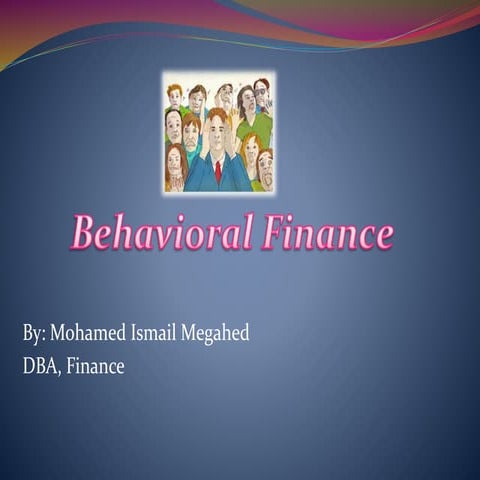 Behavioral finance summary | PPT