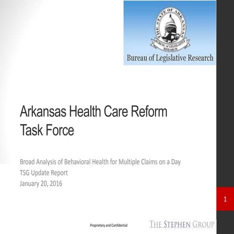 Arkansas Health Care Reform Task Force | PPT