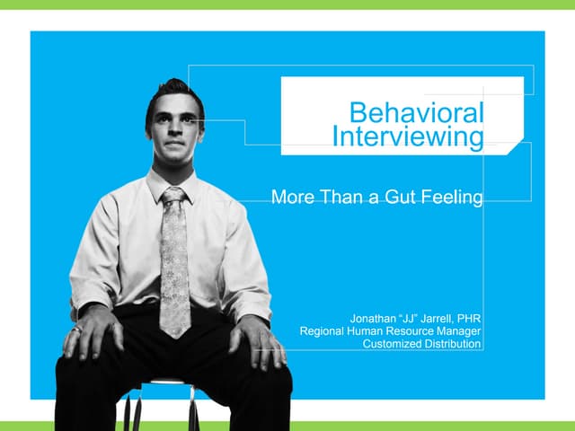 Behavioural Event Interview | PPT