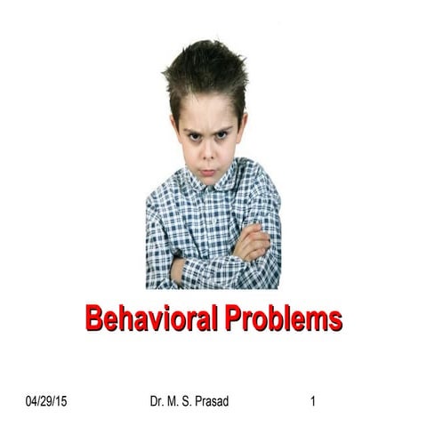 Behavioral problems | PPT
