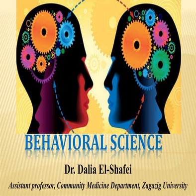 Behavioral science | PPT