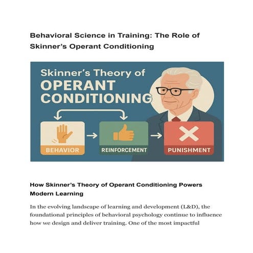 Behavioral Science in Training_ The Role of Skinner’s Operant Conditioning.pdf