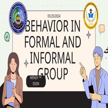 Behavior in Formal and Informal Groups.pptx