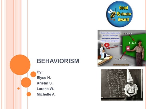 Behaviorism Powerpoint | PPTX | Dogs | Pets