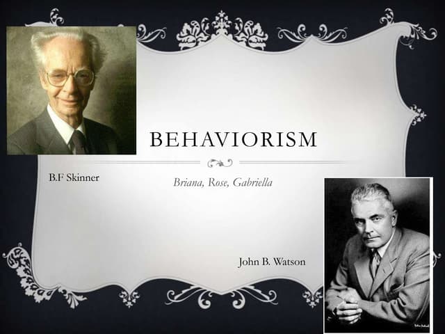 Behaviorism theory | PPTX