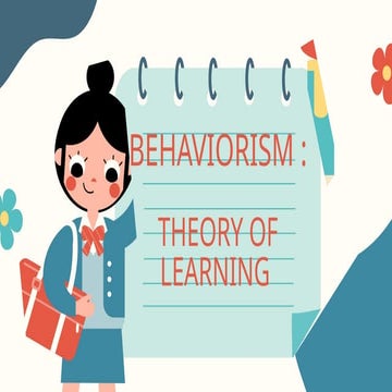 BEHAVIORISM(classical and operant conditioning) | PPT