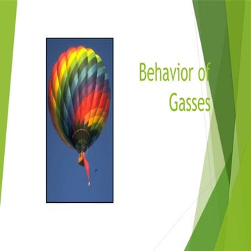 Grade 10 Science - Chemistry - Properties of Gas | PPTX