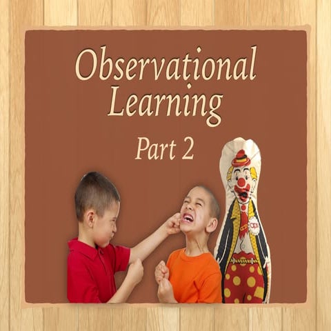 Observational Learning Part2 | PDF