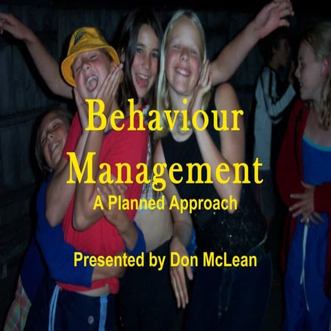 Behaviour Management | PPT | Parenting | Family and Relationships