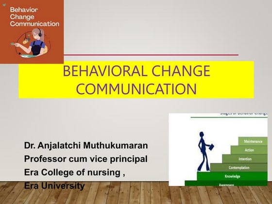 Behaviour change communication | PPTX
