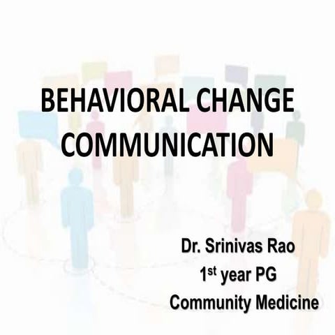 Communication For Change: A Short Guide to Social and Behavior Change ...