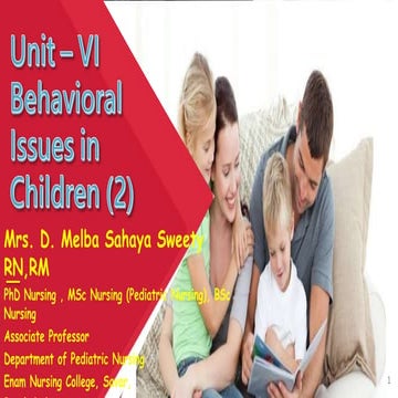 Behavioural Issues in children ( 2 ) .pptx