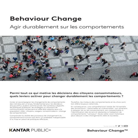 Brochure Behaviour Change | PDF