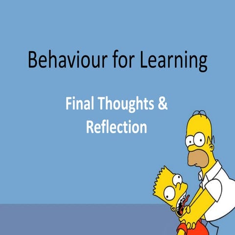 Behaviour for learning 5 | PPT